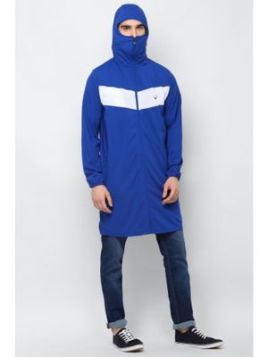 Buy Allen Solly Blue Solid Jacket Online