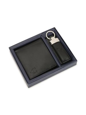 Buy Allen Solly Black Wallet and Key Chain Online