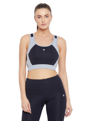 Athlisis sports_bra_women : Buy Athlisis Women Navy Colourblocked Non ...