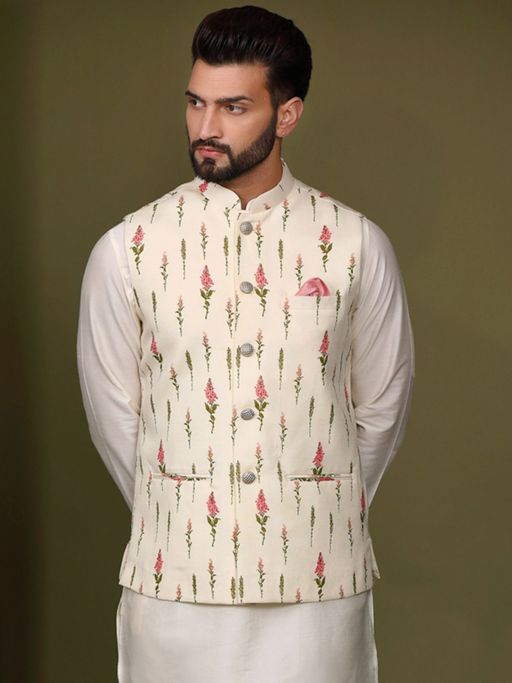 Buy Stylish Floral Nehru Jackets Collection At Best Prices Online