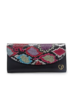Buy Caprese Hilda Flap over Large Wallet Black online