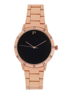Joker & Witch Watches : Buy Joker & Witch Dusk Black Dial Rose Gold ...