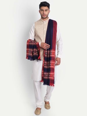 Buy Zamour Kull Weave Himachal Woolen Shawl For Men Online