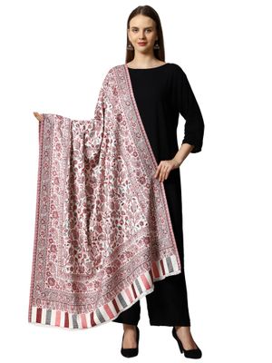 Buy SWI STYLISH Kashmiri Wool Shawl for Women-White Online