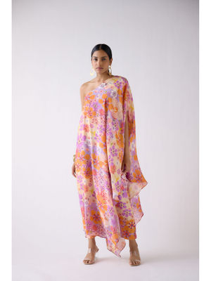 Buy Basanti Kapde aur Koffee Lilac Muslin Multi Co-Ord (Set of 2) Online