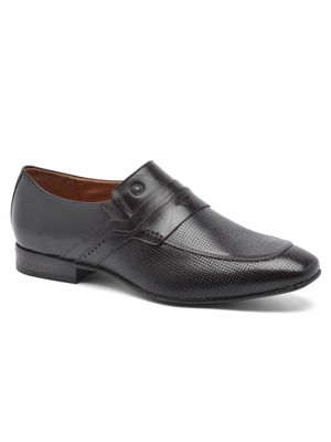 Buy Ruosh Men Footwear Work Slip On Formal Black Online