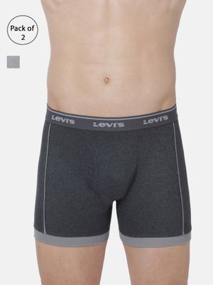 Levi's Trunks : Buy Levi's Men Cotton Solid Long Trunks With Open Fly ...