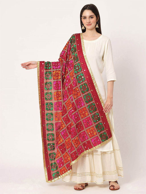 Buy Stylish Mirror Work Dupattas Collection At Best Prices Online