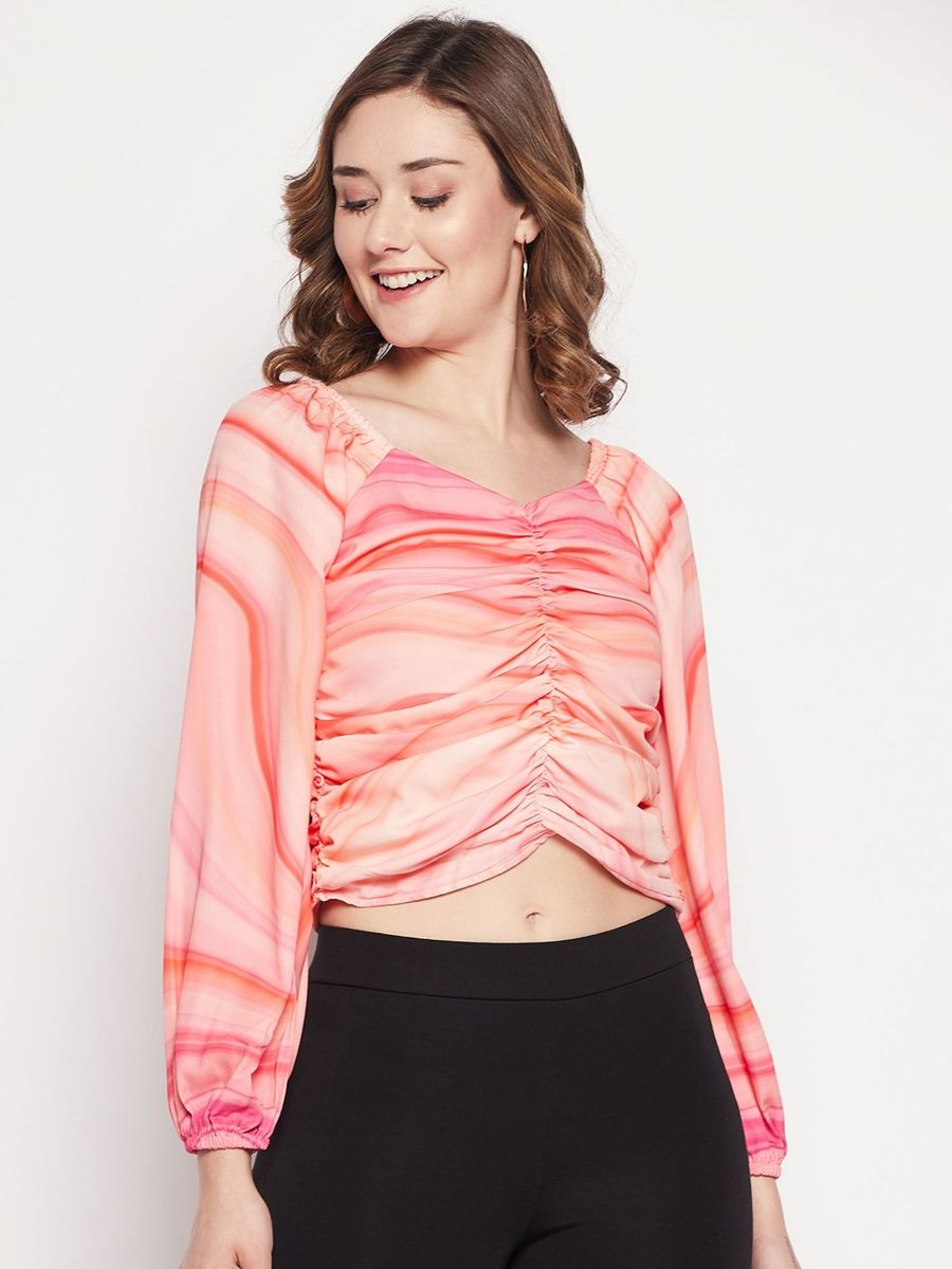 Buy Stylish Crop Tops & Full Sleeves Tops Online At Upto 75% Off