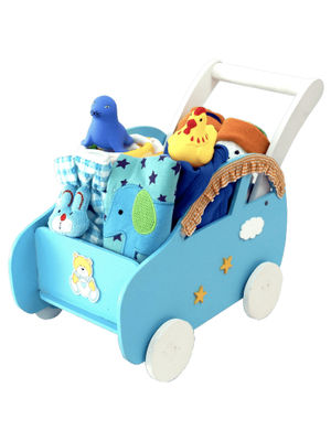 Buy Little Surprise Box New Born Baby Pram Hamper Blue (6-12 Months) Online
