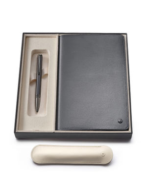 Buy Lapis Bard Torque Matte Grey Ball Pen and GraphiteDucorium Leather ...