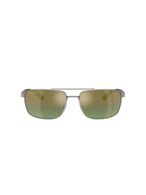 Buy Ray-Ban Unisex UV Protected Green Lens Rectangle Sunglasses ...