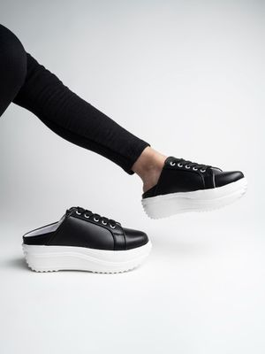 Buy Shoetopia Women Black Sneakers Online