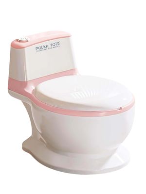 Buy Polka Tots Fun Flush Kids Potty Seat With Flush Sound & Removable ...