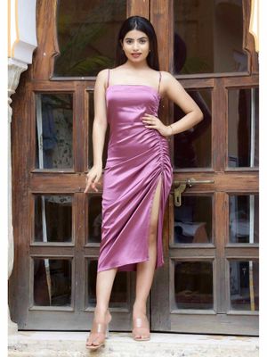 Buy Femme Sequel Ruched Slip Dress Online