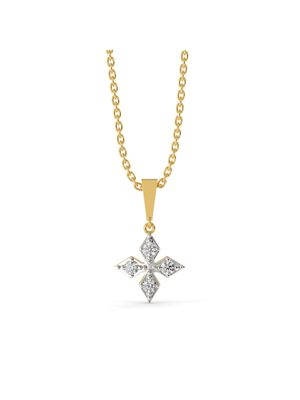 Buy Lukson Trishine Pure Gold Lab Diamond Pendant Online