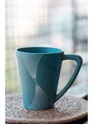 Buy Agro Composites Iceberg Turquoise Geometry Coffee Mug - Set Of 6 online