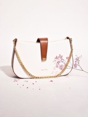 Buy Safyr Scarlett White Sling Bag Online