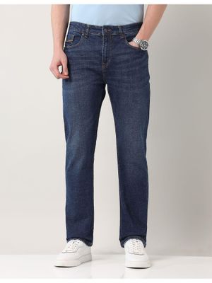 Buy AD By Arvind Blue Regular Fit Mid Rise Jeans (30) Online
