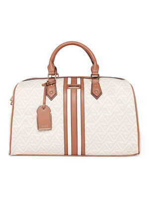 Buy Aldo Beige Travel Handbag (Set of 2) Online