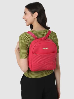 Buy Caprese Leo Backpack Fuchsia Online