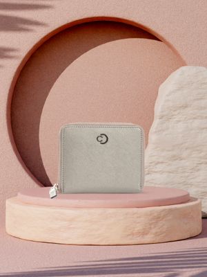 Buy Caprese Mia Wallet Zip Around Gunmetal Online