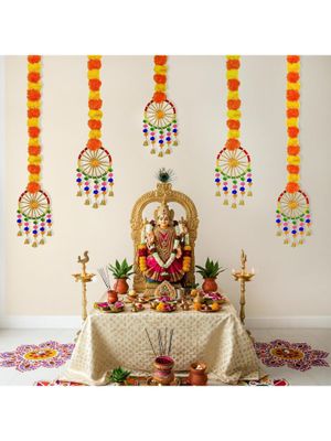 Buy Special You Ganpati Decoration Setup For Home With Chakra Latkan-5 ...
