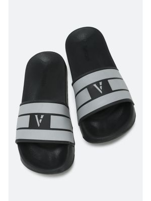 Buy Van Heusen Grey Sliders Online