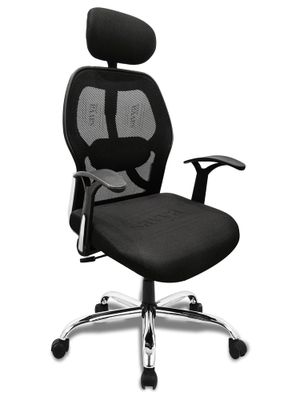 Buy Savya Home Apollo High back Executive Office Chair by K Black Online