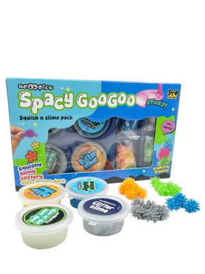 Buy SCOOBIES Spacy Goo Goo Slim Set - Slime & Spooky Wall Crawlers Play ...