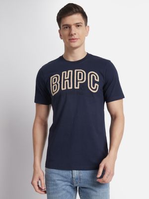 Buy Beverly Hills Polo Club Bhpc Arch Graphic Blue T-Shirt Online