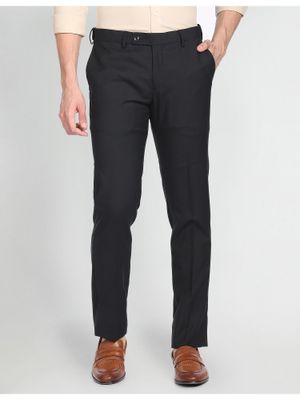 Arrow Formal Trousers : Buy Arrow Solid Dobby Formal Trousers Online ...