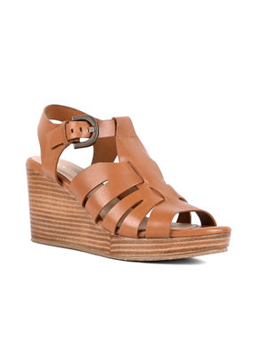 Buy Vanilla Moon Women Tan Wedges Online