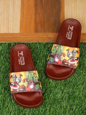 Buy toothless Marvel Avengers Kids Boys Maroon Sliders (UK 11) Online