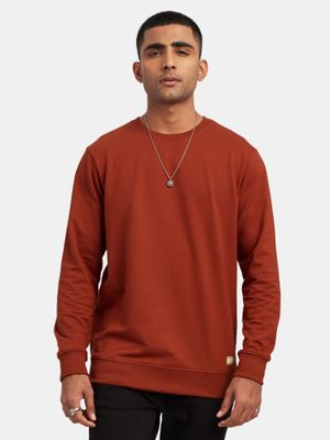Buy The Souled Store Solids Rust Red Color Solid Sweatshirts Online