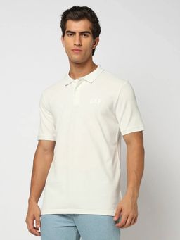 Buy GAP Men'S Solid Blue Slim Fit Polo T-Shirt (S) Online