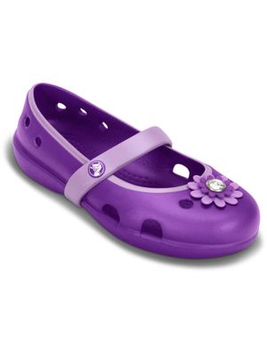 Crocs Sandals : Buy Crocs Keeley Purple Kids Mary Jane (C12) Online ...