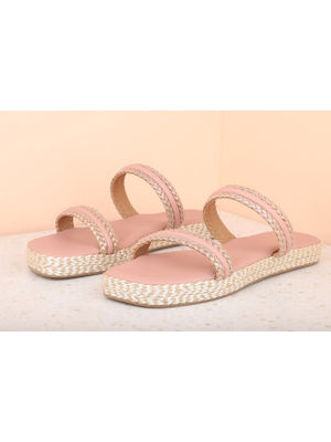 Buy Inc.5 Peach Platform Sandals Online