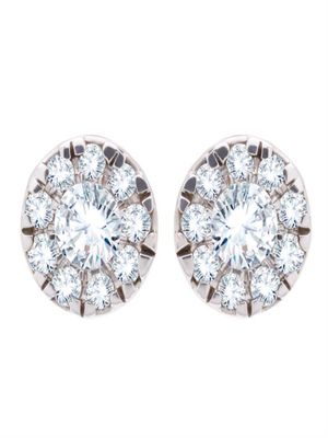 Buy WHP Jewellers Diamond Stud Earring with Screw Stopper Online