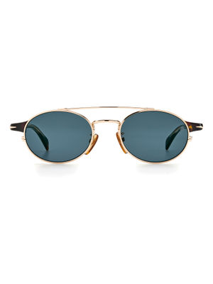 Buy David Beckham Men Blue Shaded Lens Round Sunglasses online