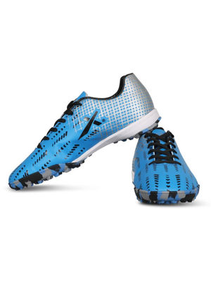 Buy Vector X Royale Plus Men Turf Football Shoes for Men - Blue - Black ...