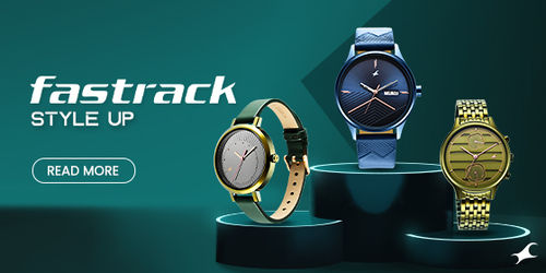 Buy Fastrack Style Up Rose Gold Dial Analog Watch for Women online