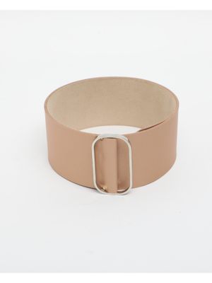 Buy RAREISM Abandon Metallic Brown Leather Belt (32) Online