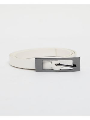 Buy RAREISM Captcha Primary White Leather Belt (32) Online