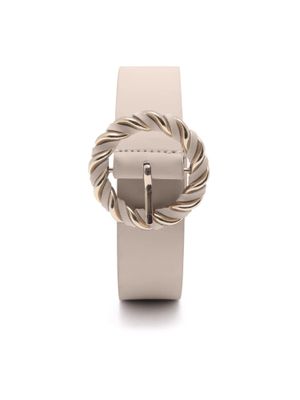 Buy RAREISM Ember Primary Beige Leather Belt (32) Online