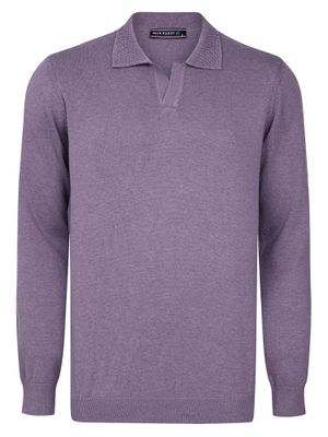 Buy Felix Hardy Men Lilac Polo Neck Long Sleeve Pullover Sweater (S) Online