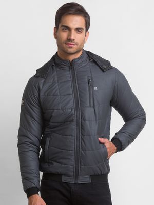 Buy Being Human Men Jacket Grey Online