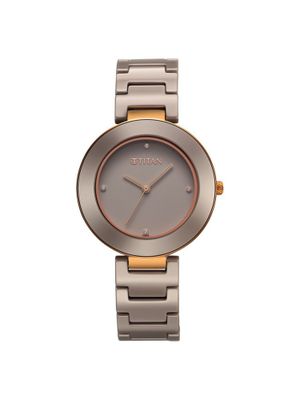 Buy Titan Purple Ceramics Quartz Analog Brown Dial Ceramic Strap Watch ...