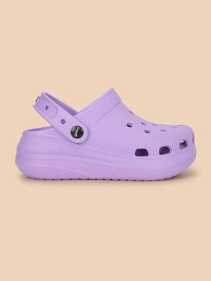 Buy Yoho Purple High Heel Clogs for Women Online