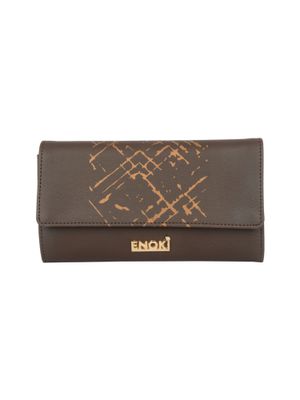 Buy Enoki Women Wallet Brown (L) Online